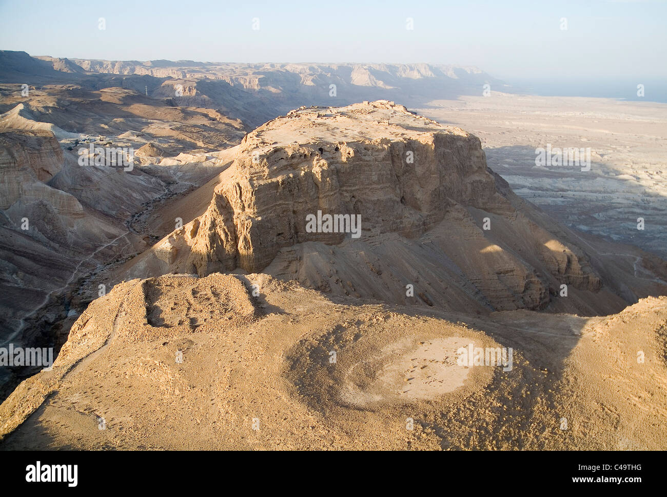 Aerial photograph of Masada near the Dead sea Stock Photo - Alamy