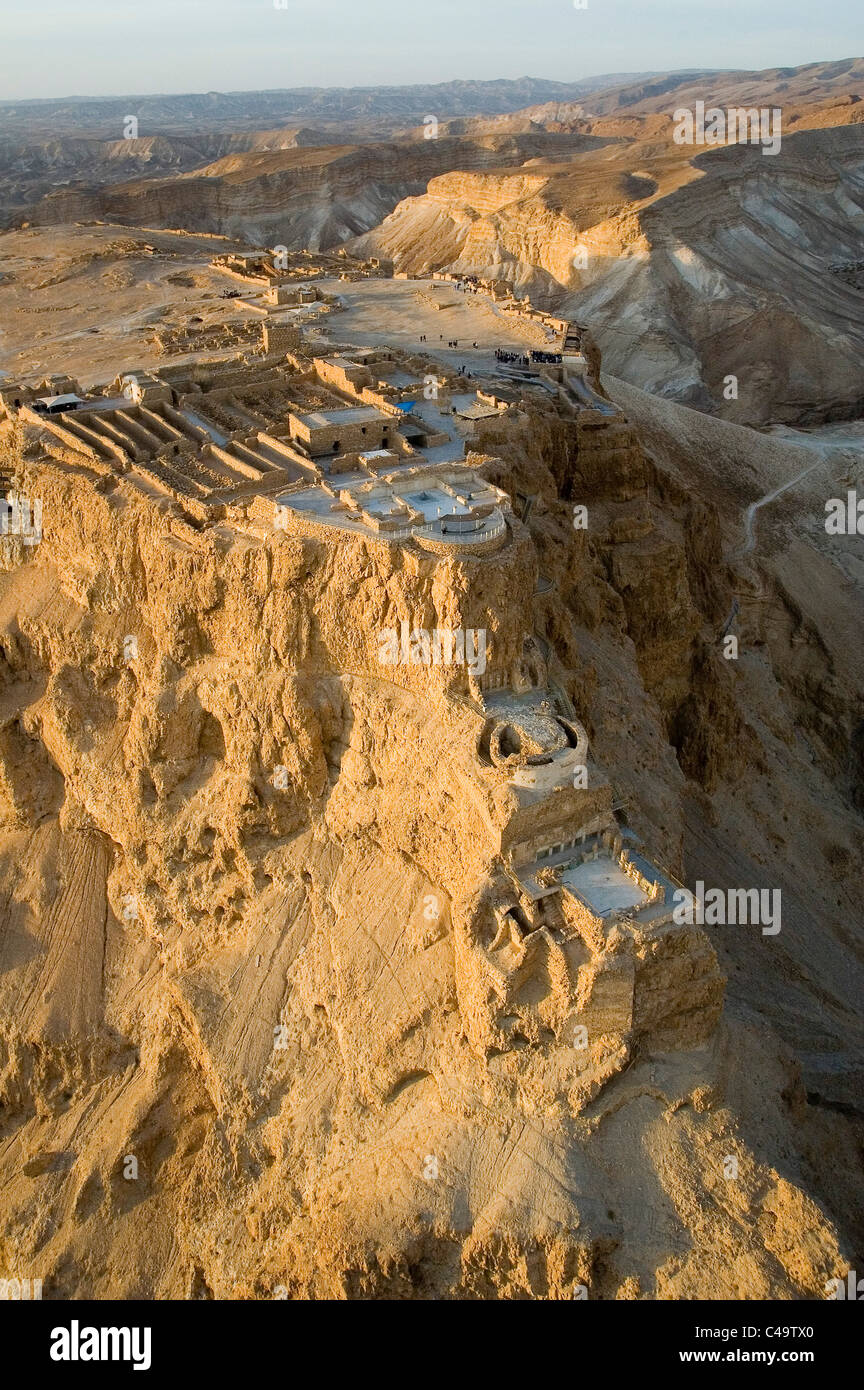 Aerial photograph of Masada near the Dead Sea Stock Photo - Alamy
