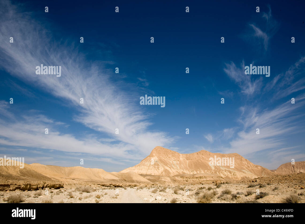 Photograph of a the Arod stream in the Central Negev Stock Photo - Alamy
