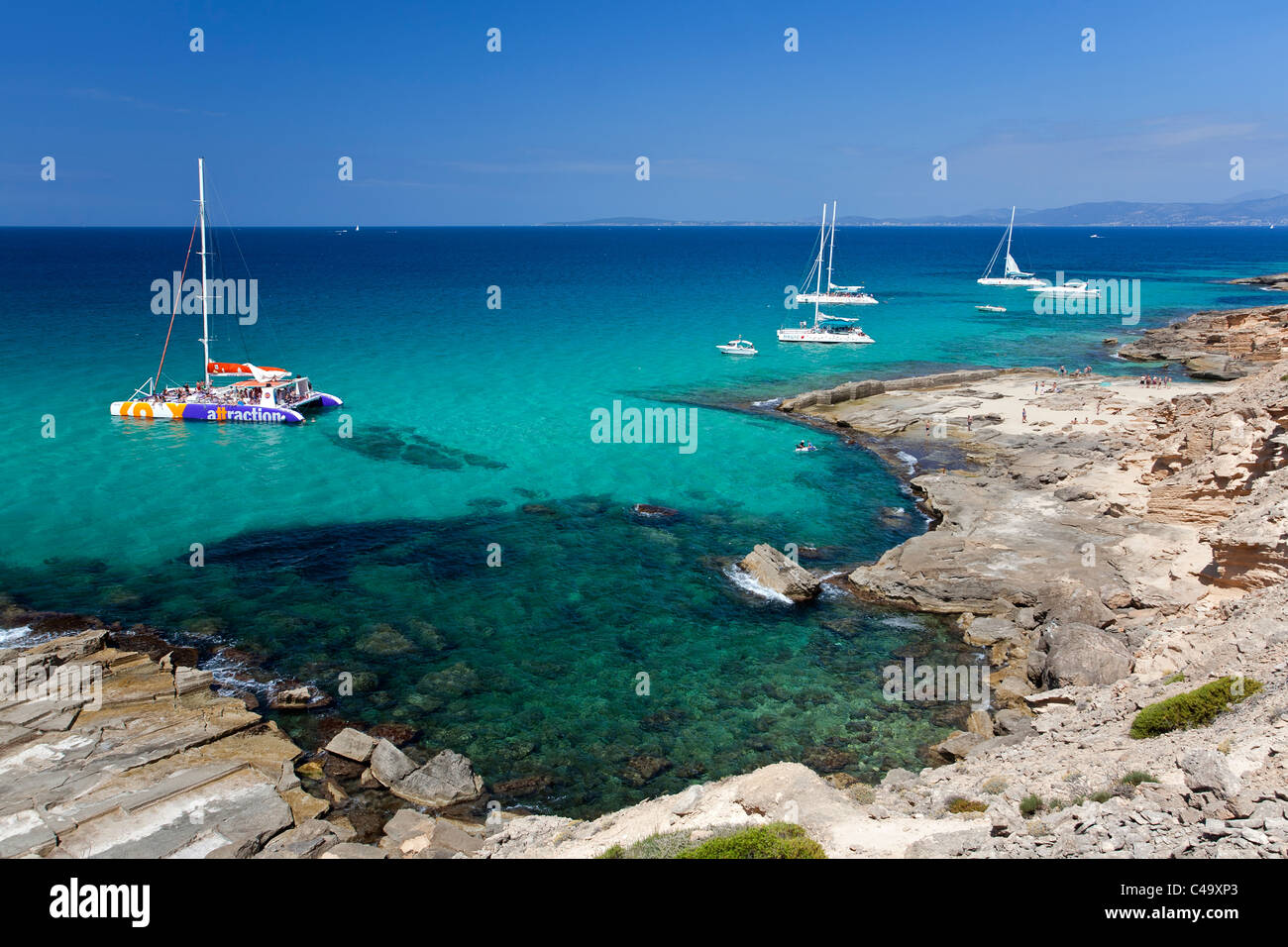 Cala vella beach mallorca island hi-res stock photography and images ...