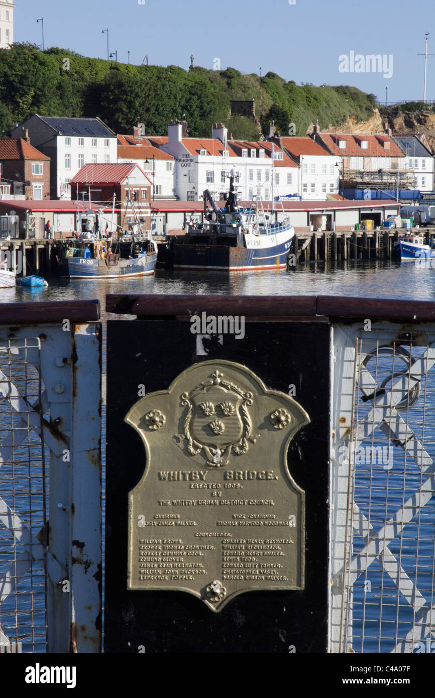 Whitby plaque hi-res stock photography and images - Alamy