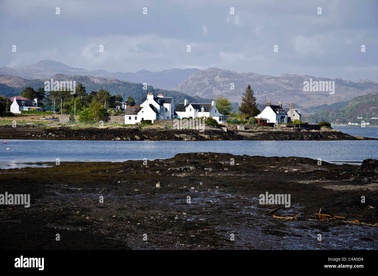 Plockton from the marina, Highland Region, Scotland Stock Photo - Alamy