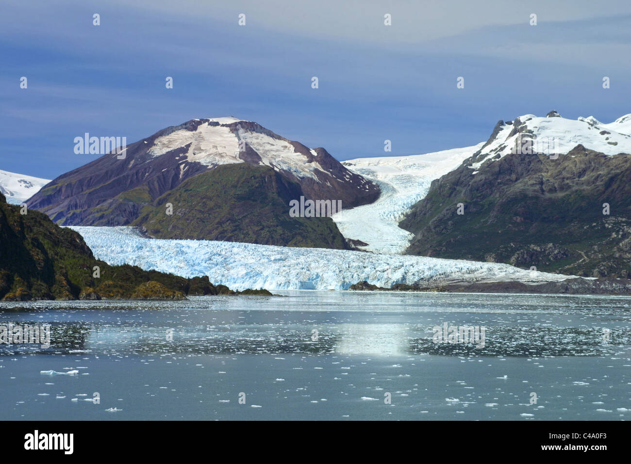 Chilean Fjords and Glaciers at the Beagle Channel, Patagonia Stock ...