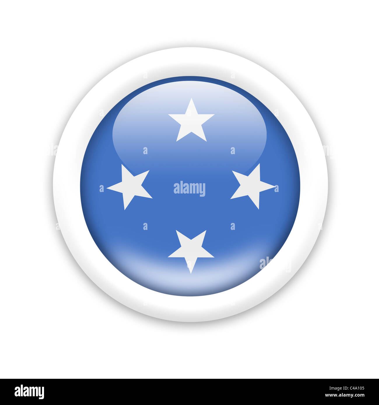 Flag of Micronesia Stock Photo - Alamy
