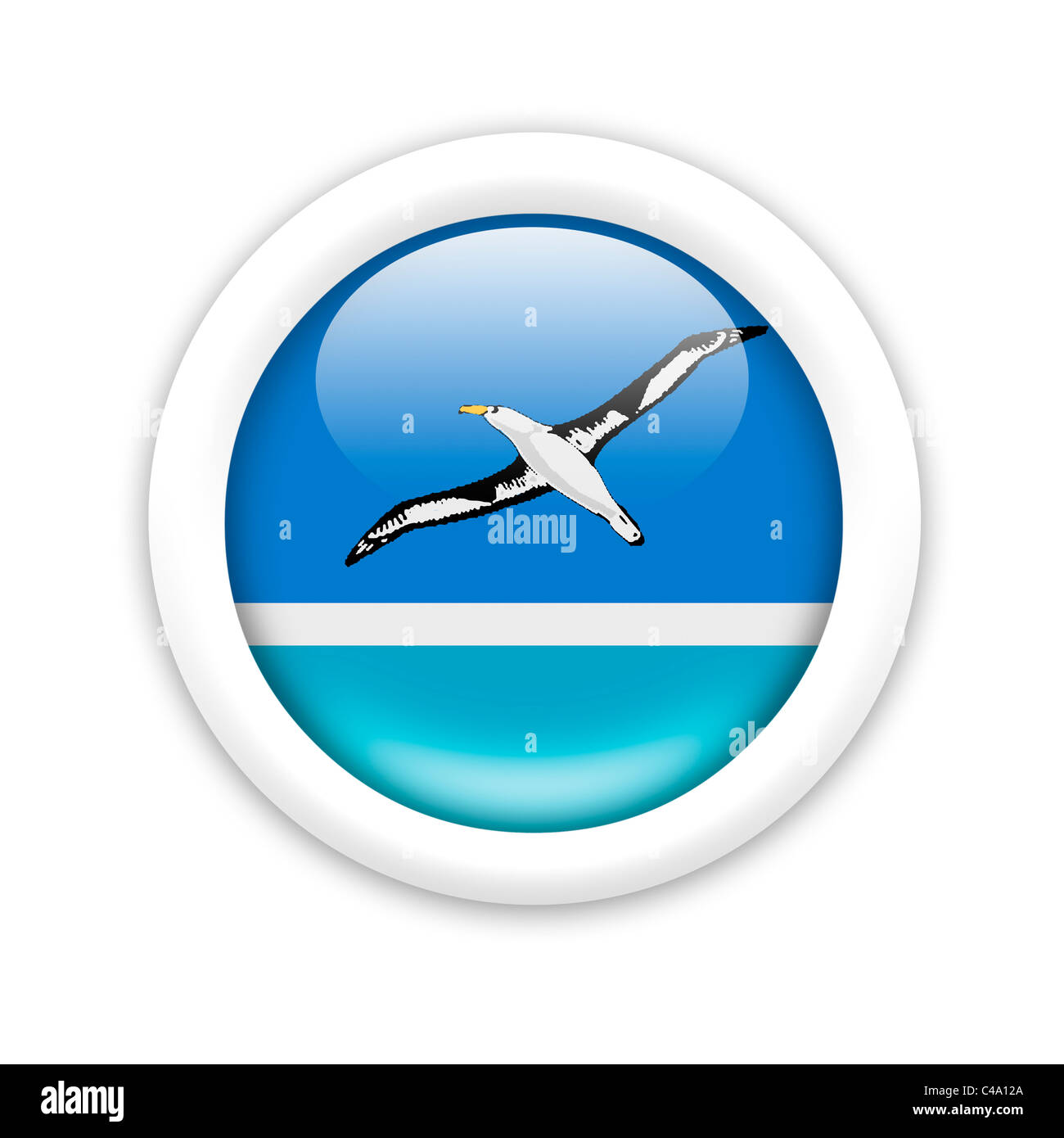 Flag of Midway Islands Stock Photo - Alamy