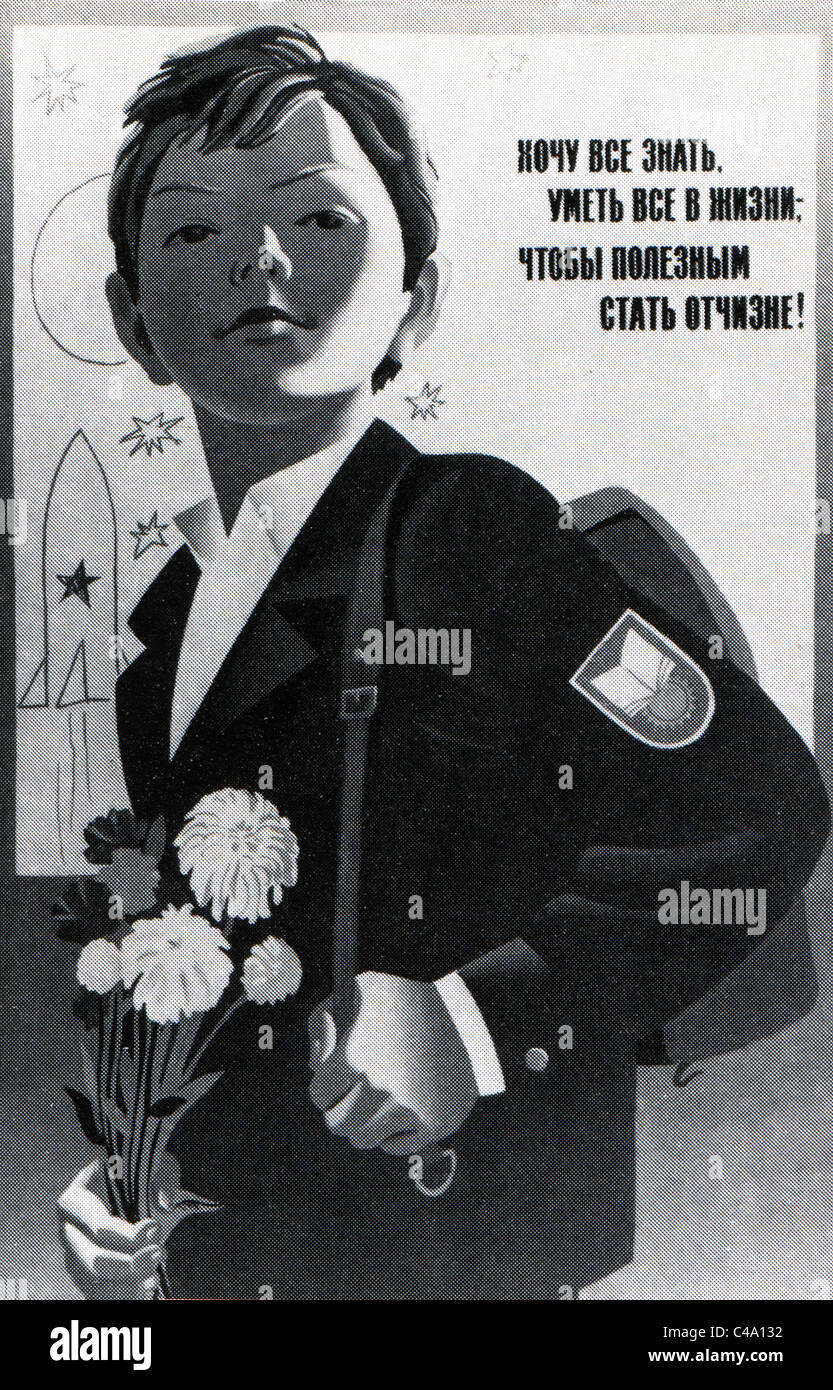 Soviet school uniform hi-res stock photography and images - Alamy
