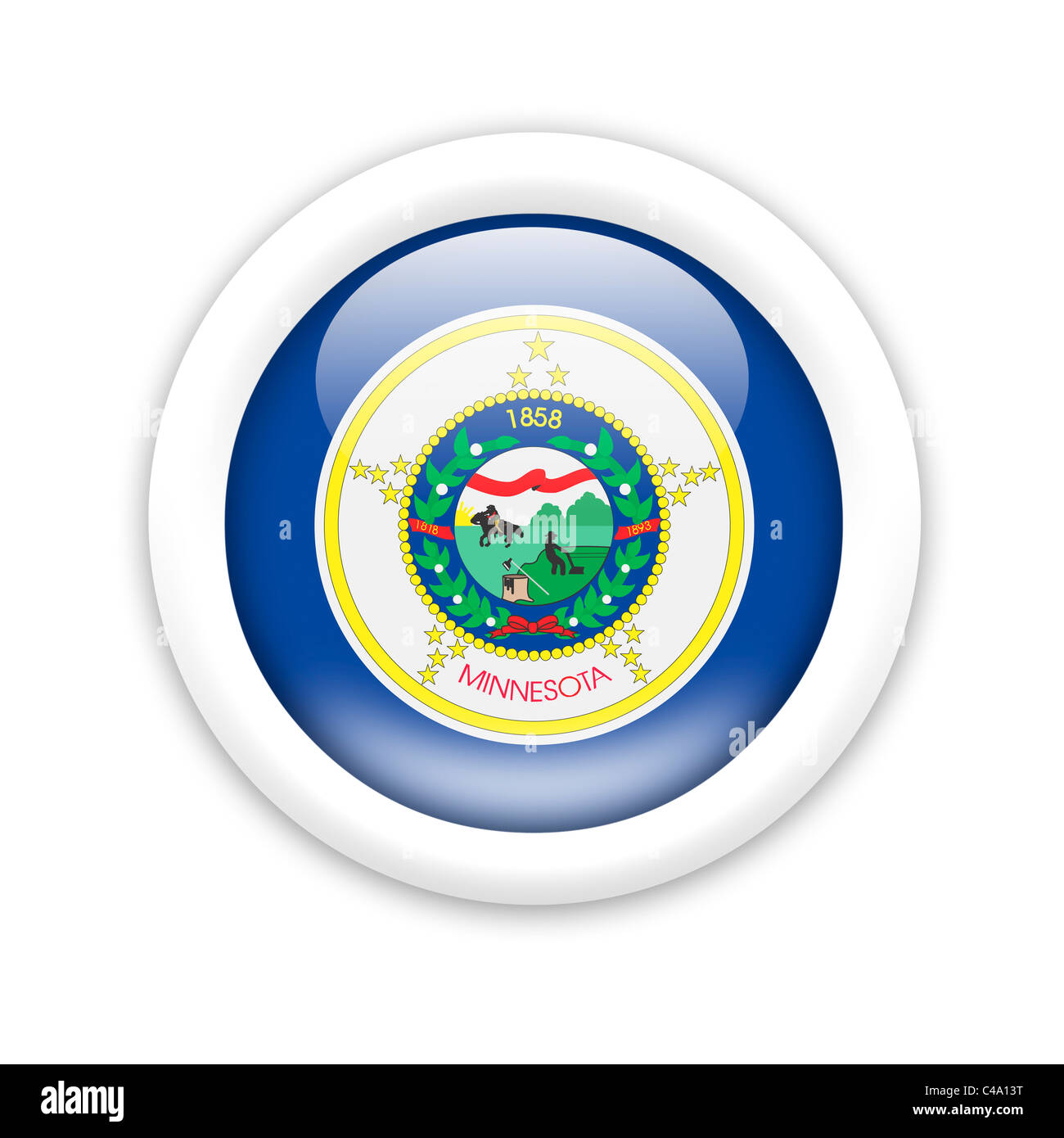 Flag of Minnesota Stock Photo - Alamy