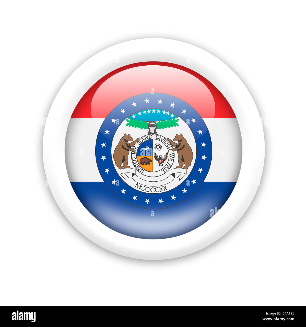 Flag of Missouri Stock Photo - Alamy