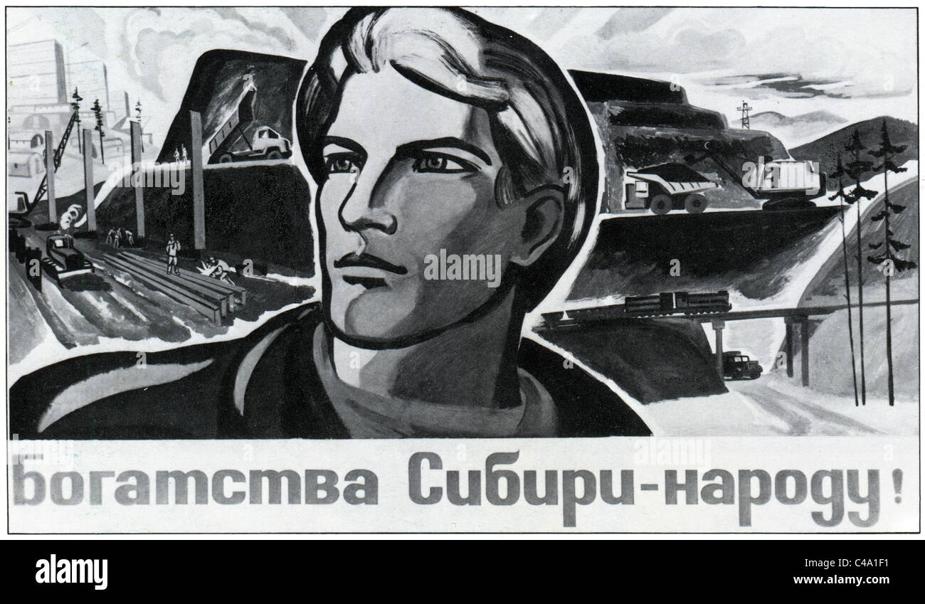 Siberia poster hi-res stock photography and images - Alamy