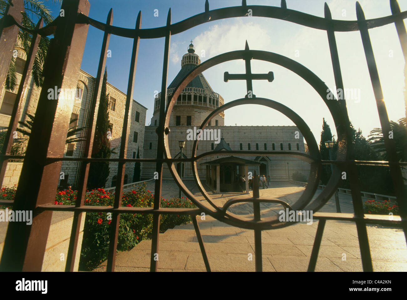 Photograph of the Church of the Annunciation in Nazareth Stock Photo ...