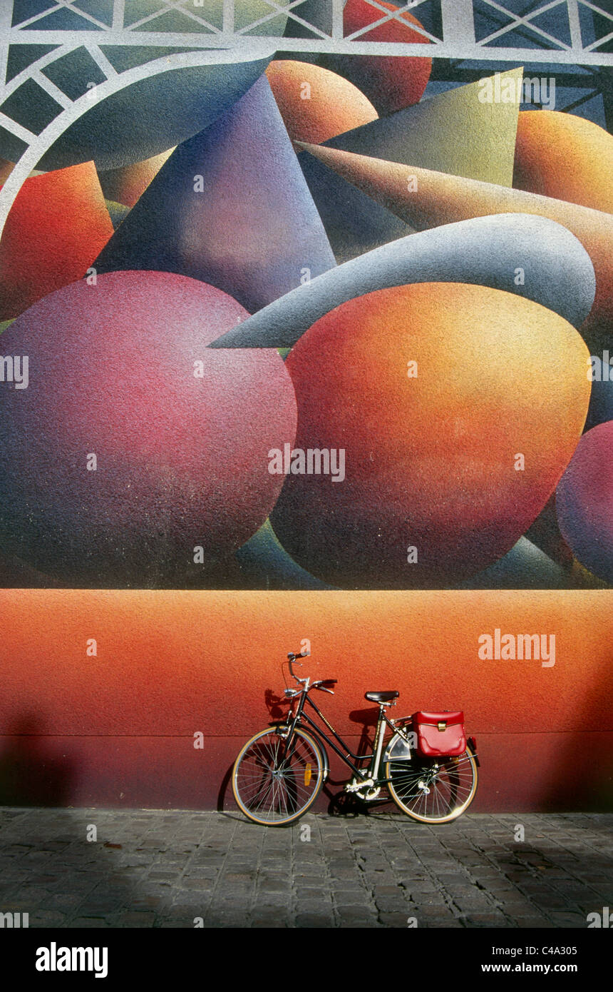 Abstract view of a street Stock Photo - Alamy