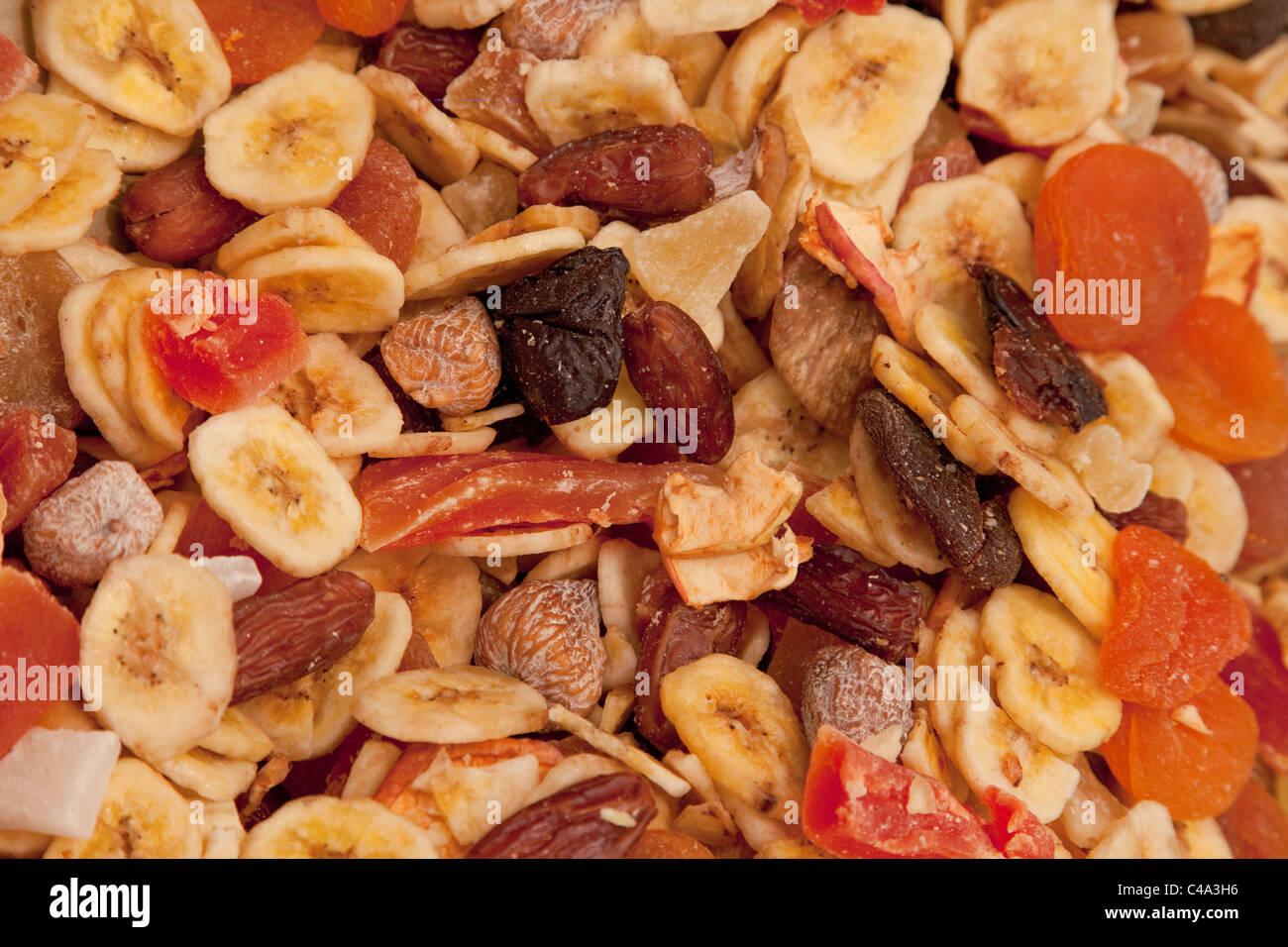 Dried fruit, mixed fruit - Trockenobst, Früchtemischung Stock Photo - Alamy