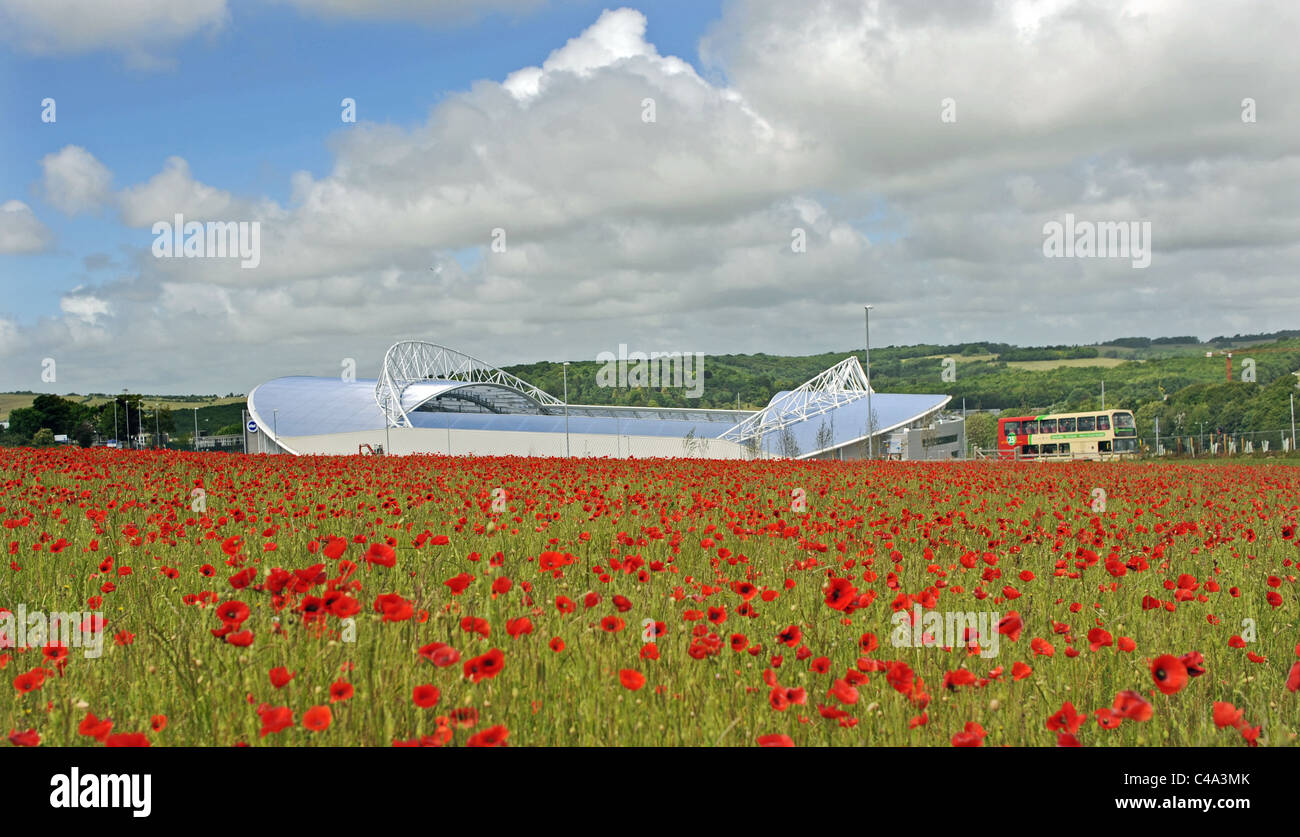 Brighton and Hove Albion's new American Express Community Stadium known ...