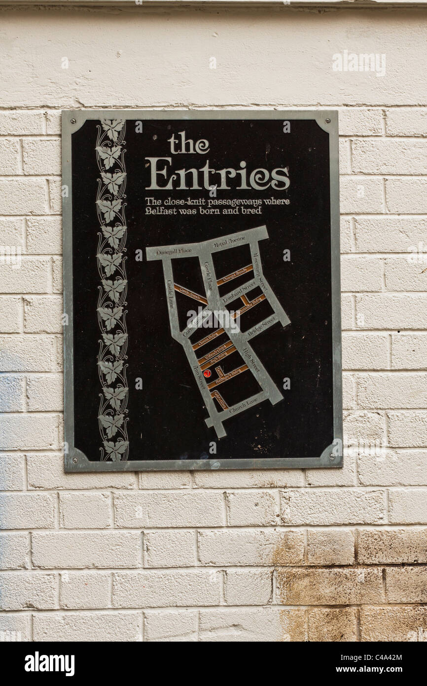 Belfast entries hi-res stock photography and images - Alamy