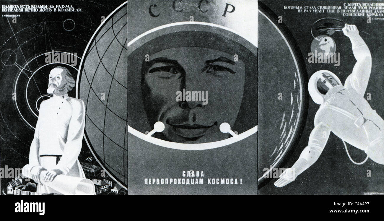 Soviet science poster hi-res stock photography and images - Alamy