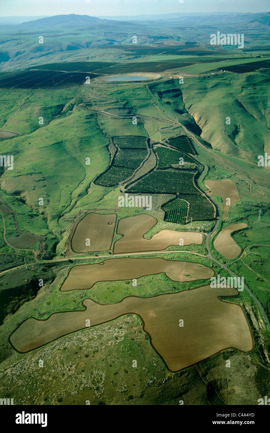 Aerial view of mount Yavne'el in the Upper Galilee Stock Photo - Alamy