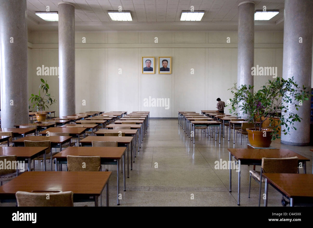Study room at Grand People's Study House (Library) - Pyongyang (North ...
