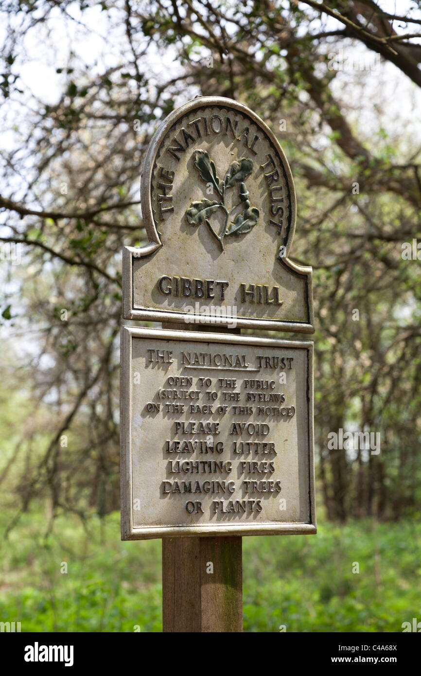 Gibbet hill sign hi-res stock photography and images - Alamy