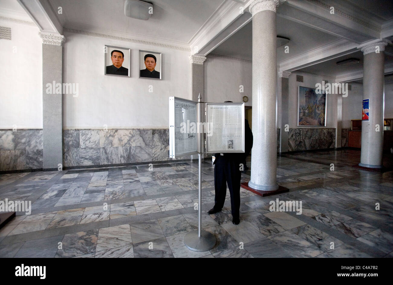 Train station in Pyongyang, North Korea (DPRK Stock Photo - Alamy
