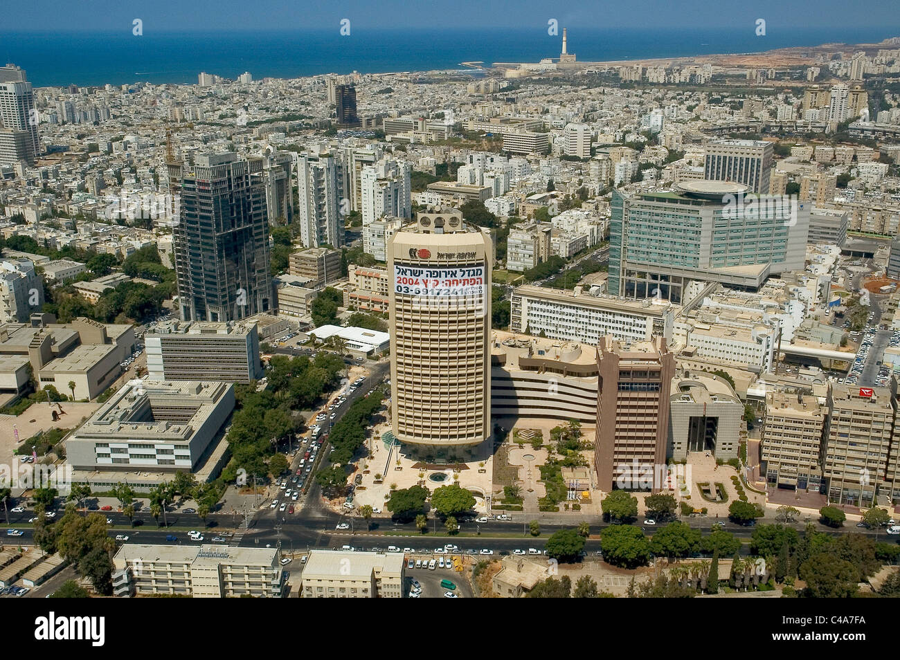 Aerial photograph of Tel Aviv's downtown Stock Photo - Alamy