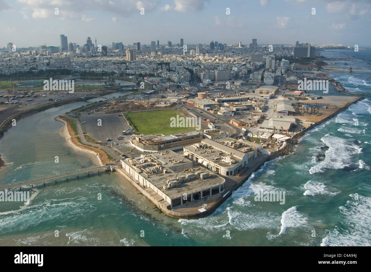 Aerial photograph of the port of Tel Aviv Stock Photo - Alamy