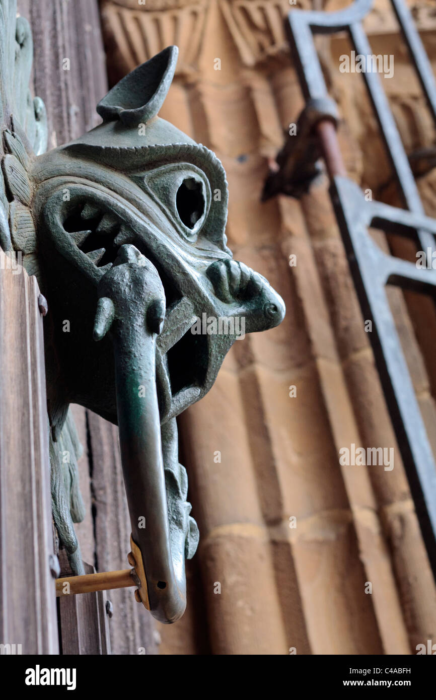 The Sanctuary knocker at Durham cathedral, England, Uk Britain Stock ...
