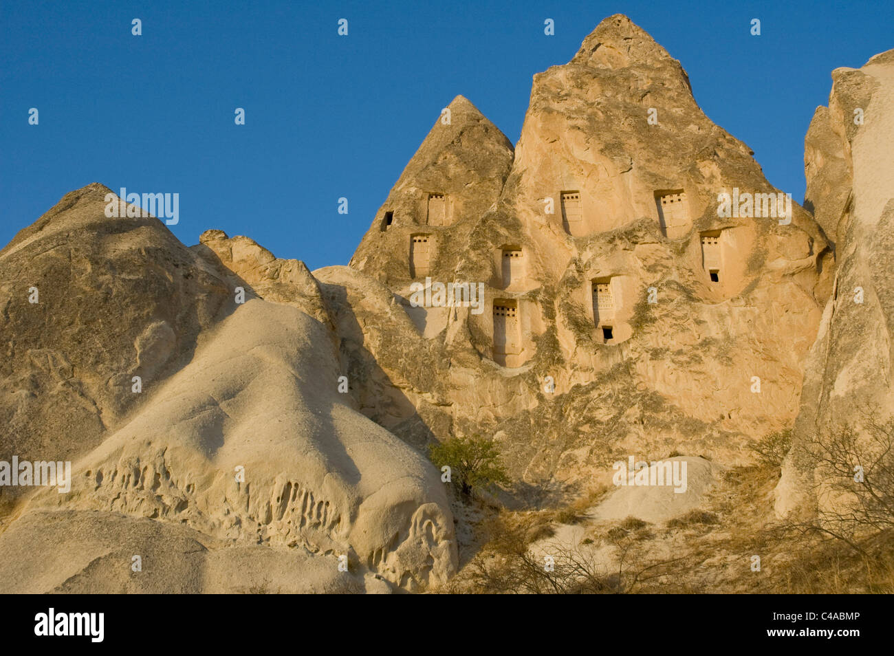 Photograph of the Kapadokya's pillars in Turkey Stock Photo - Alamy
