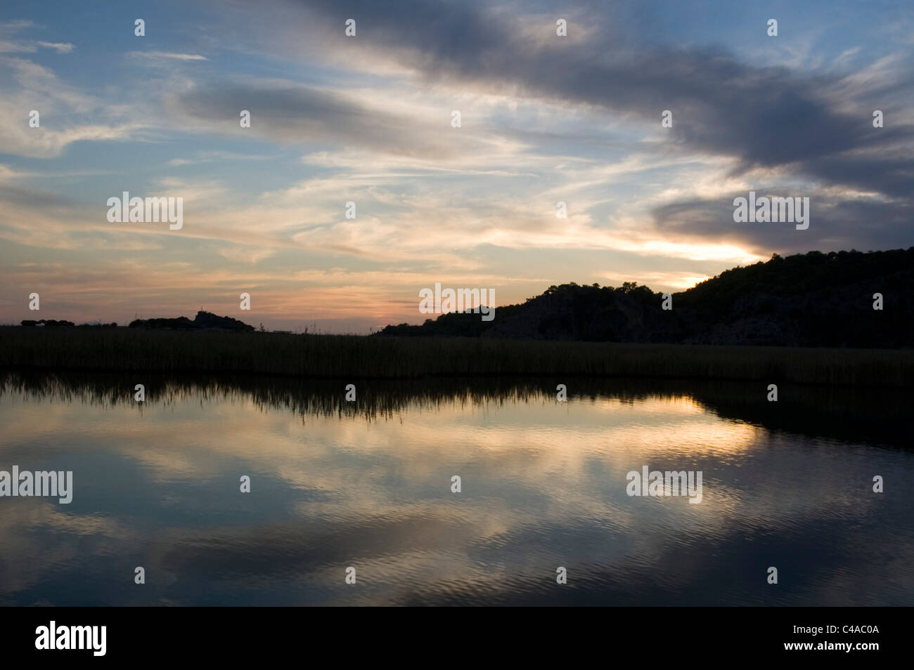 Photograph of the sky over Turkey at sunset Stock Photo - Alamy