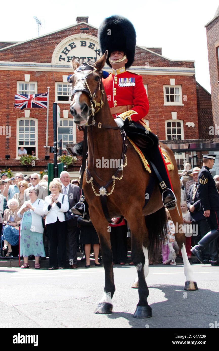 Lt Col Lincoln Jopp MC commands the Scots Guards Freedom of Wantage ...