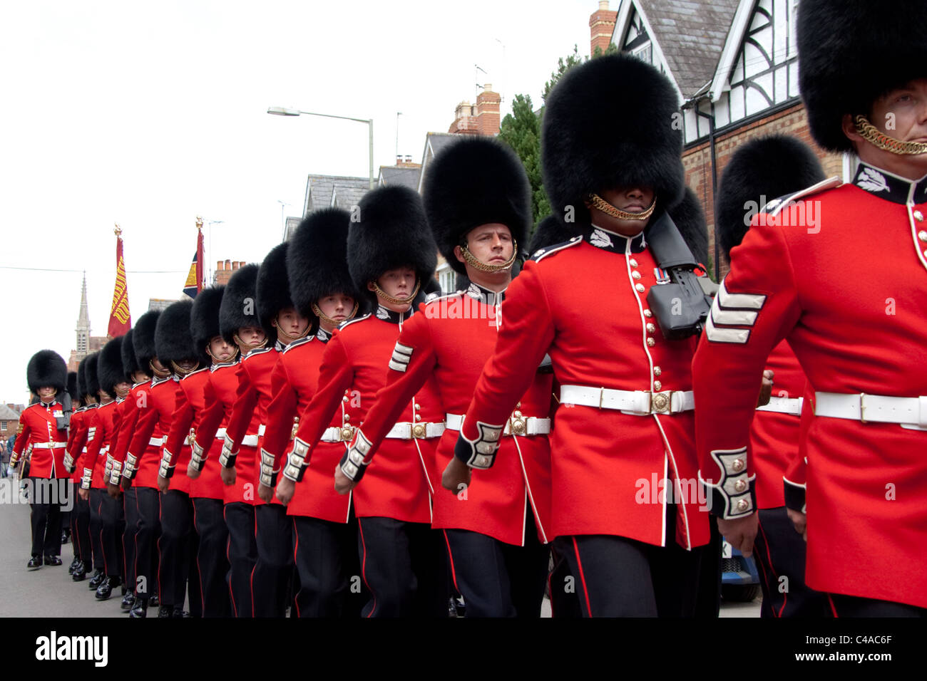 The 1st Battalion Scots Guards at the Freedom of Wantage Parade 21 May ...