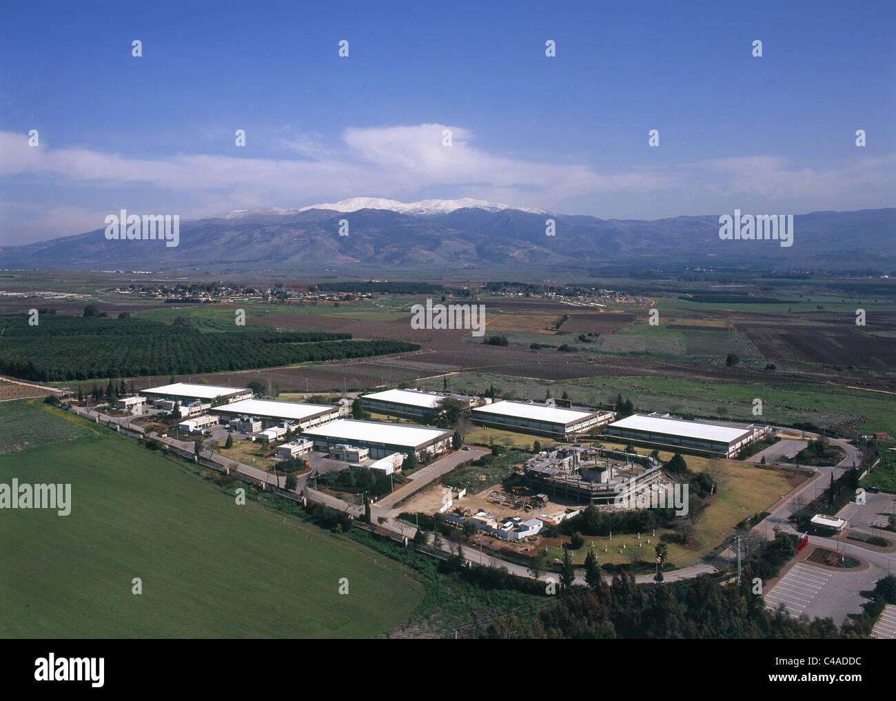 Aerial photograph of the Industrial center of Tefen in the Upper ...