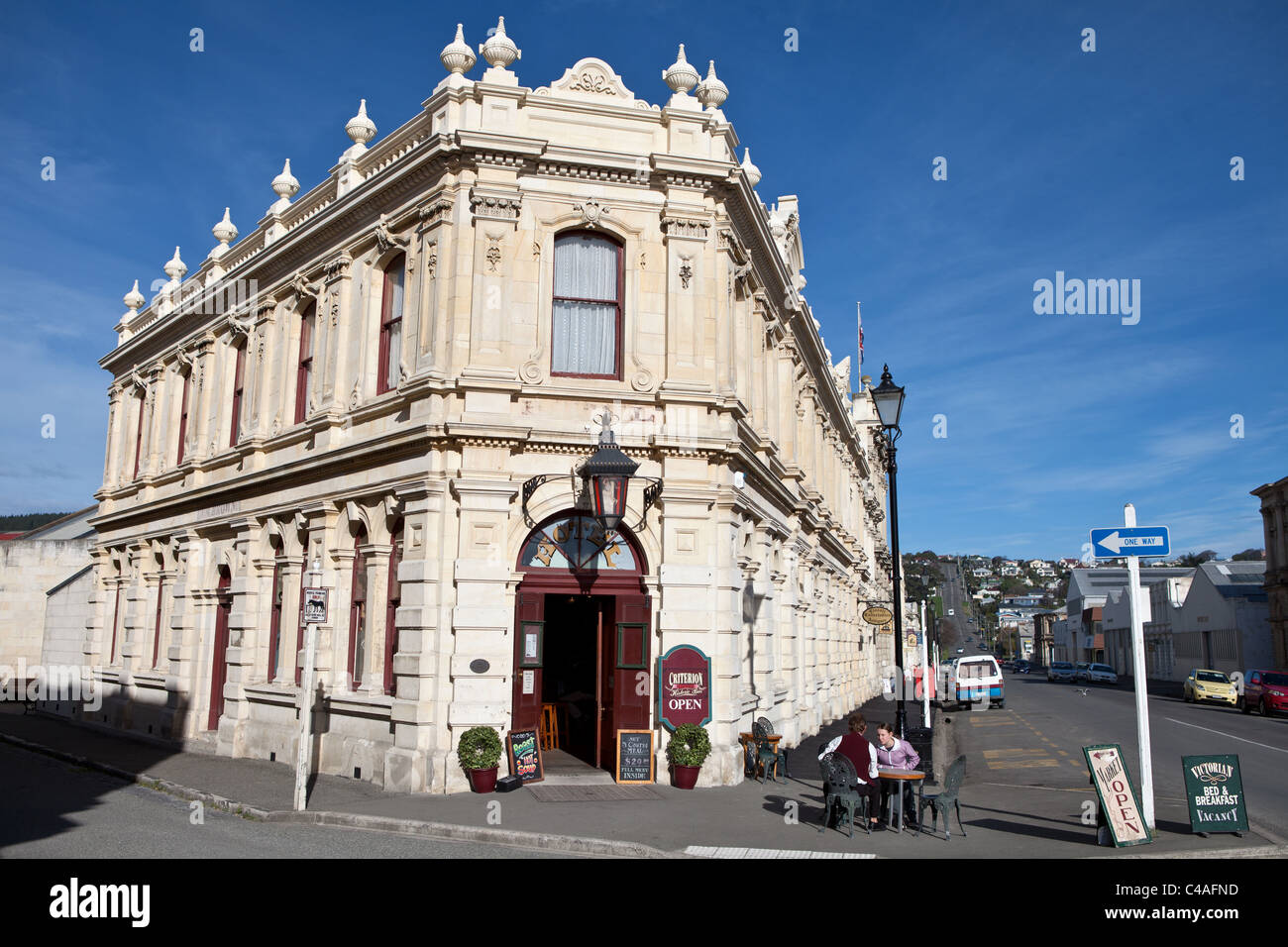 Historic Criterion Hotel, Oamaru, New Zealand Stock Photo - Alamy