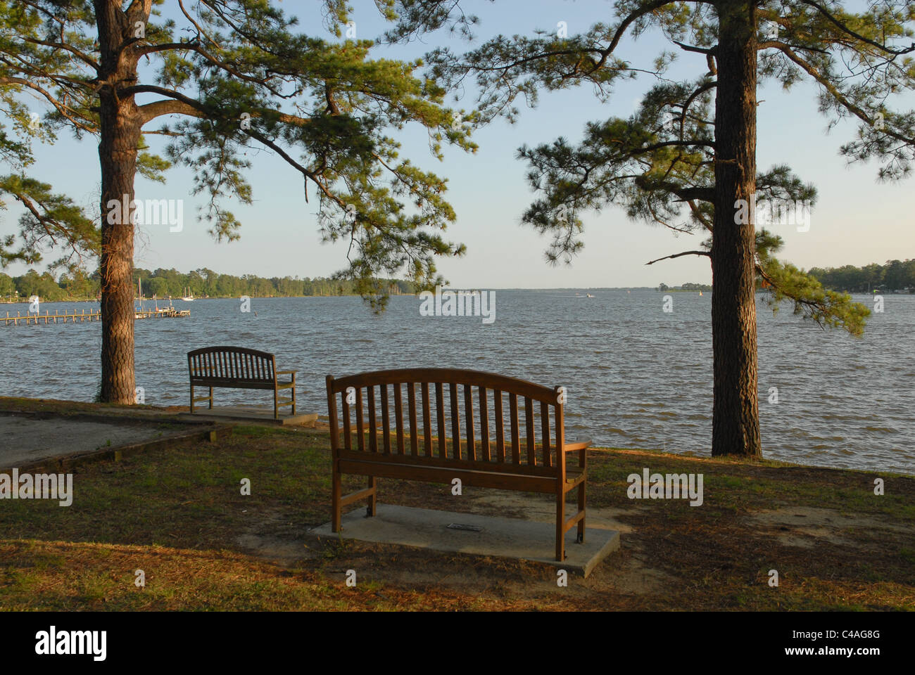 Bath NC on the Pamlico River Stock Photo - Alamy