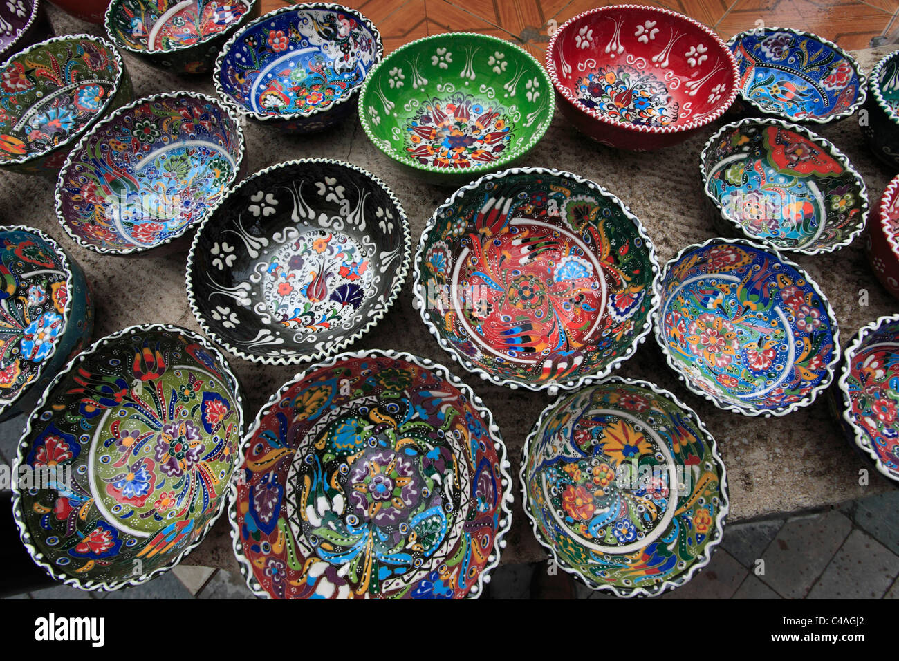 Turkey, Antalya, handicraft, ceramics Stock Photo - Alamy