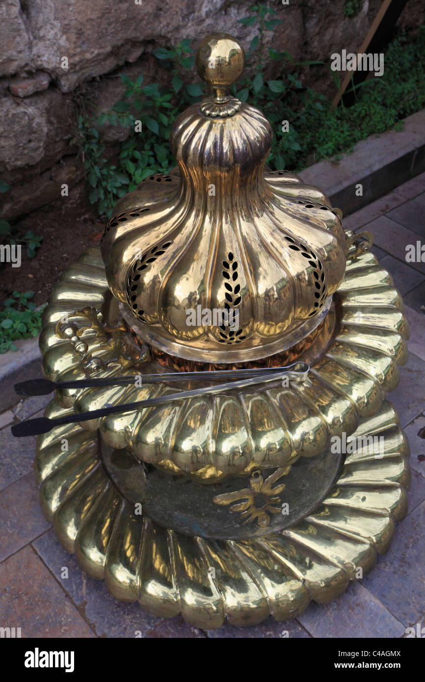 Turkey, Antalya, handicraft, copperware Stock Photo - Alamy