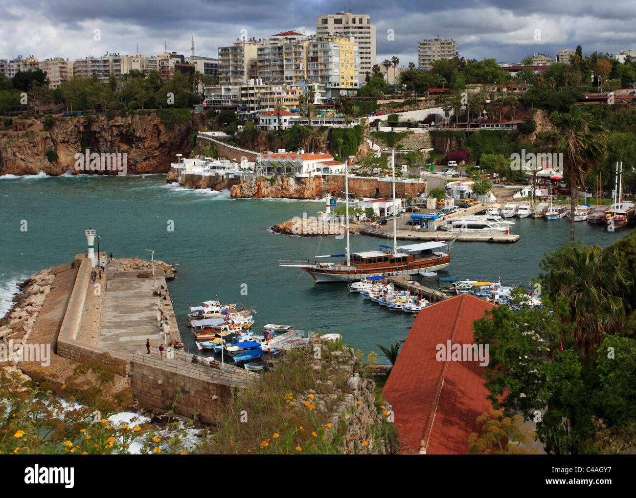 Turkey, Antalya, Roman Harbour Stock Photo - Alamy