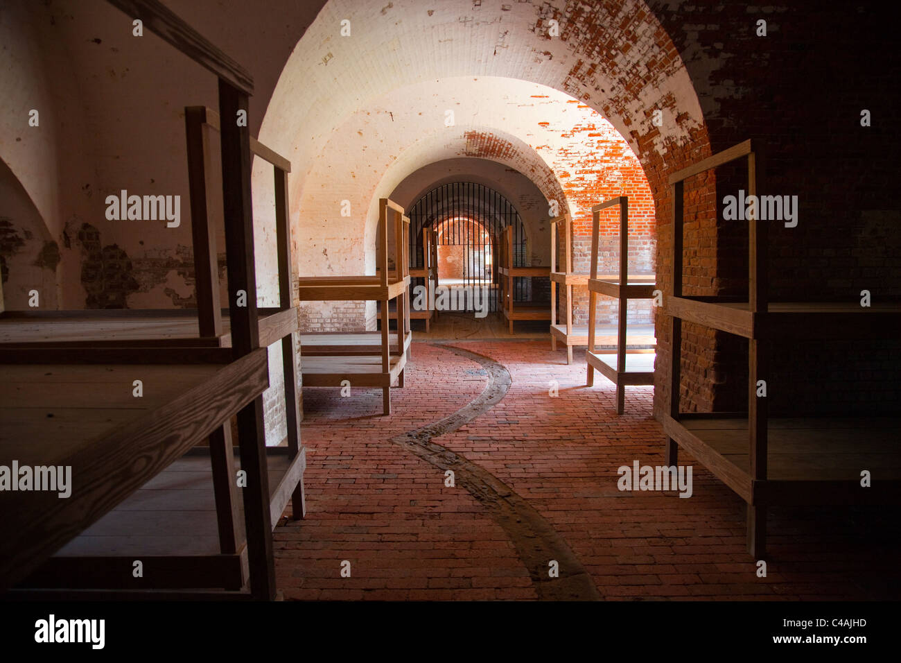 Used as prison for Confederate prisoners inside Fort Pulaski National ...