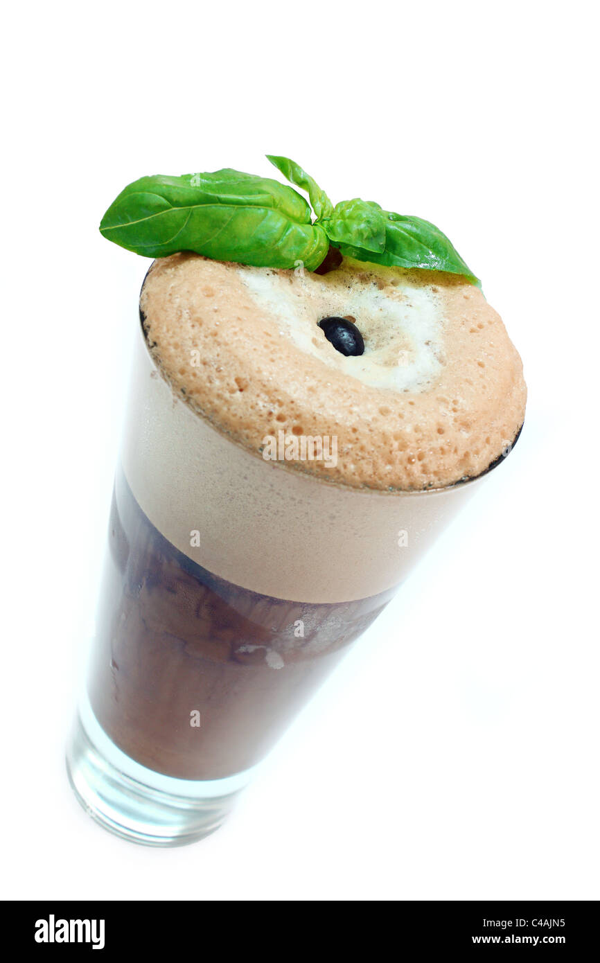 frappe isolated on white background Stock Photo - Alamy