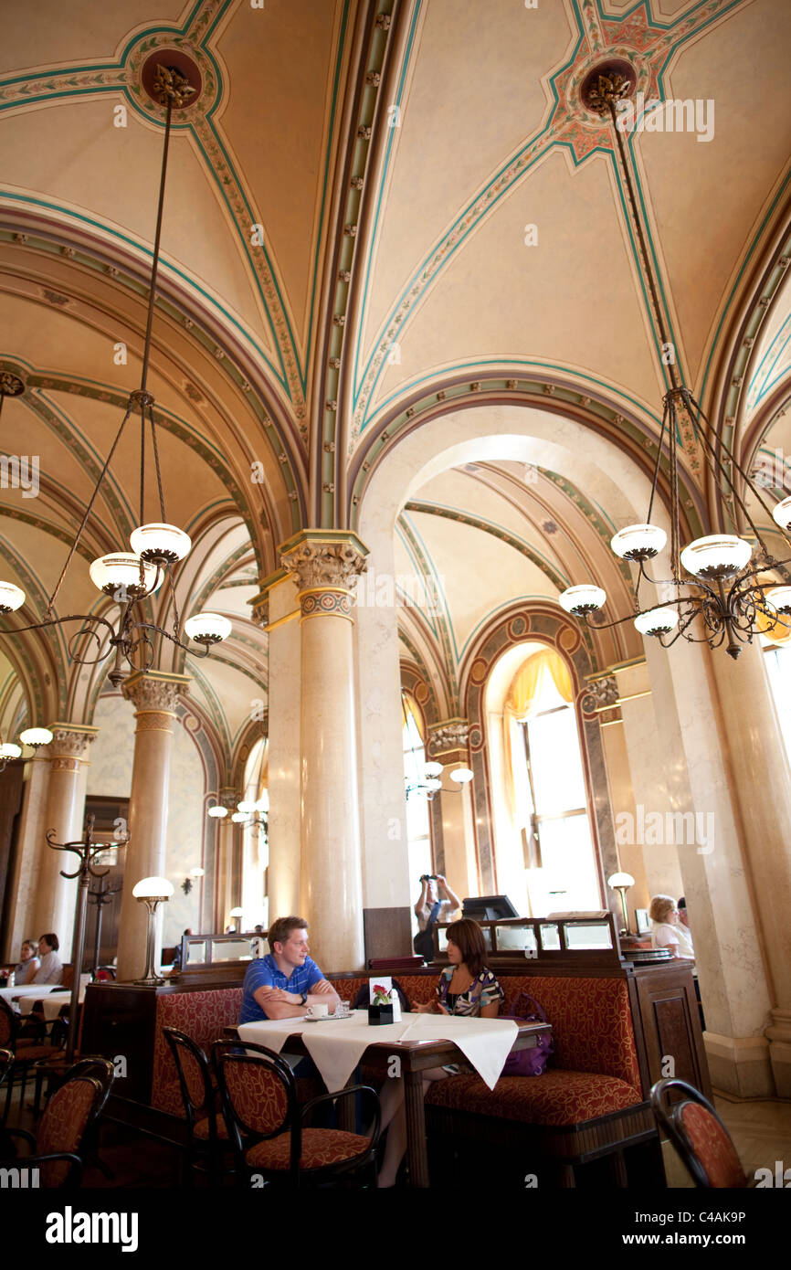 Café Central coffeehouse in Vienna. Photo:Jeff Gilbert Stock Photo - Alamy