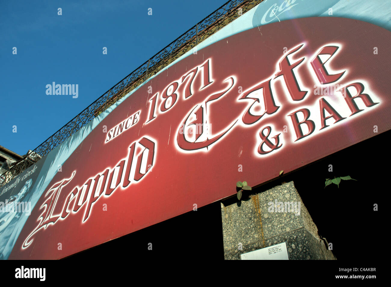 The famous Leopold Cafe and Bar in Bombay Stock Photo - Alamy