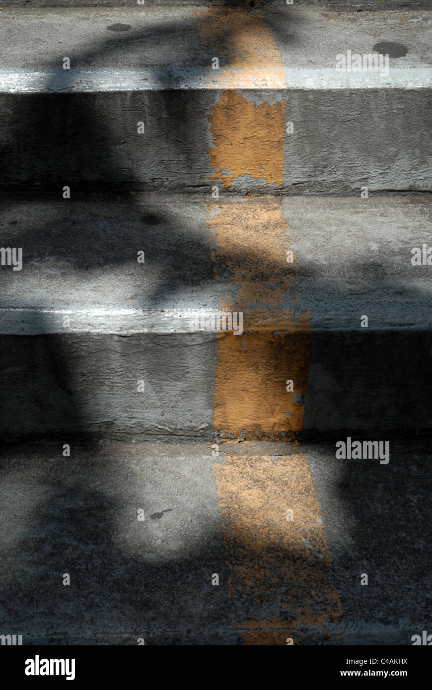 Shadow on concrete steps, Bangkok, Thailand Stock Photo - Alamy