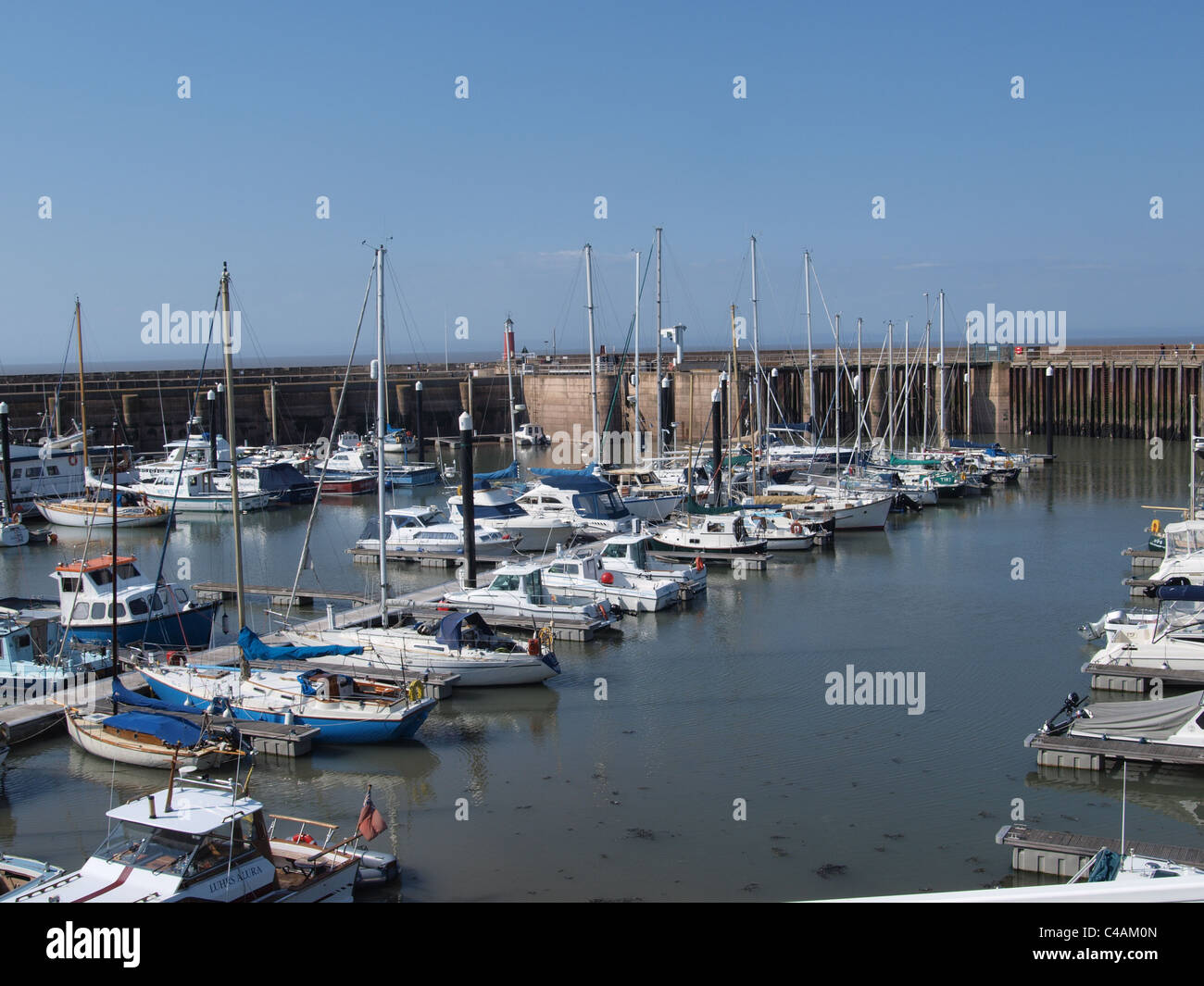 Watchet Harbour. Somerset. UK Stock Photo - Alamy