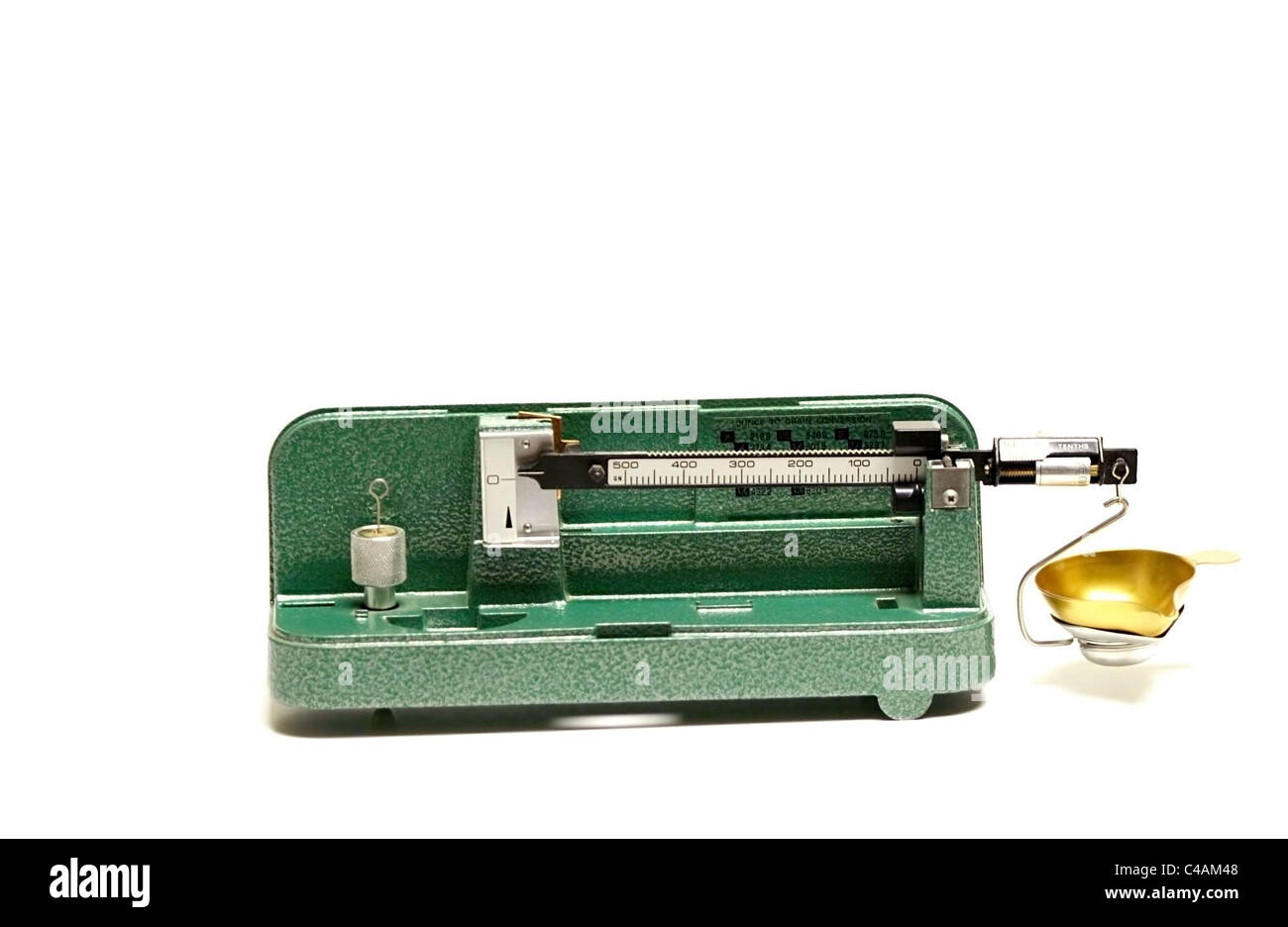 A scale used for weighing small items and powders Stock Photo - Alamy