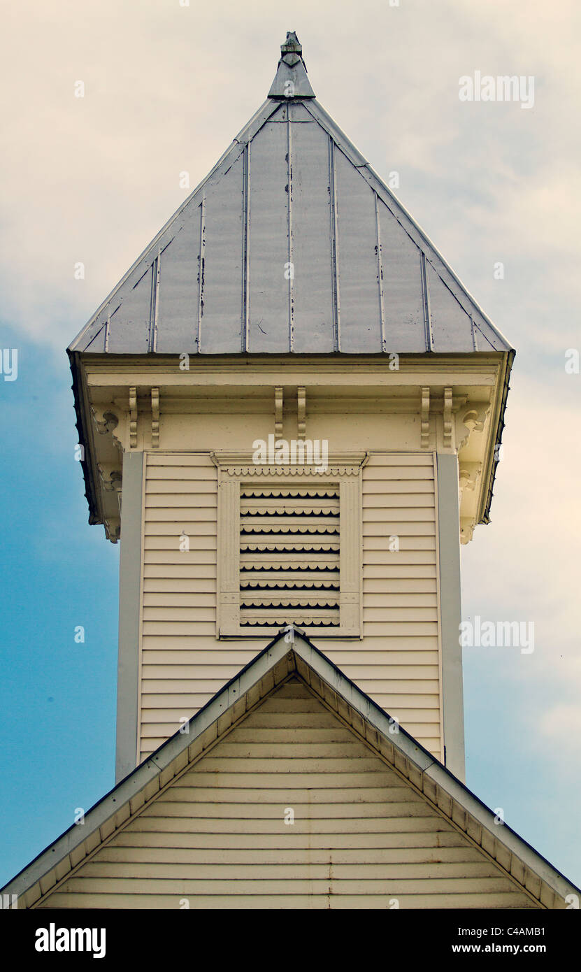 The bell tower of a small church Stock Photo - Alamy