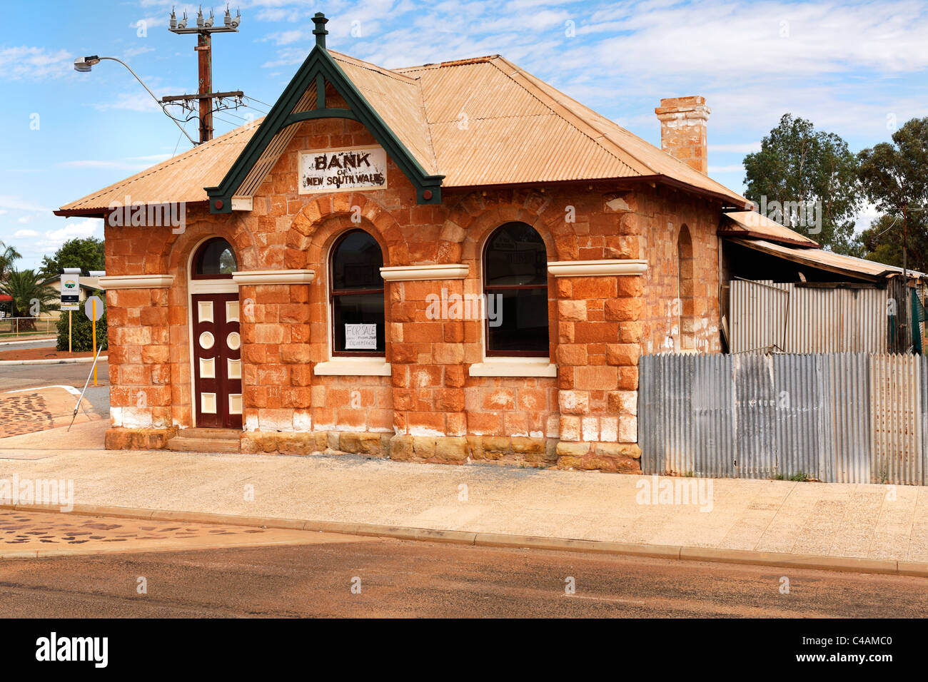 Old New South Wales Bank Building in Austin street, Cue Western ...