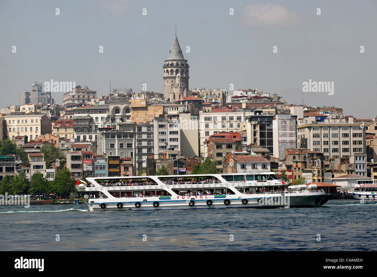 Turyol ferry in Istanbul Harbour in Istanbul, Turkey Stock Photo - Alamy