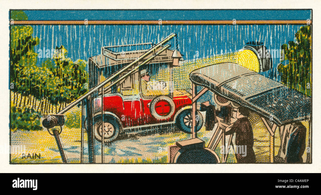 How films are made - No. 15 of a series of 25 - Making rain Stock Photo ...