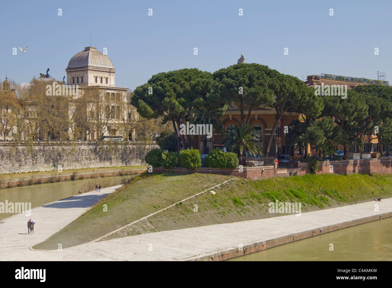 Tiber Island Rome Italy Stock Photo - Alamy