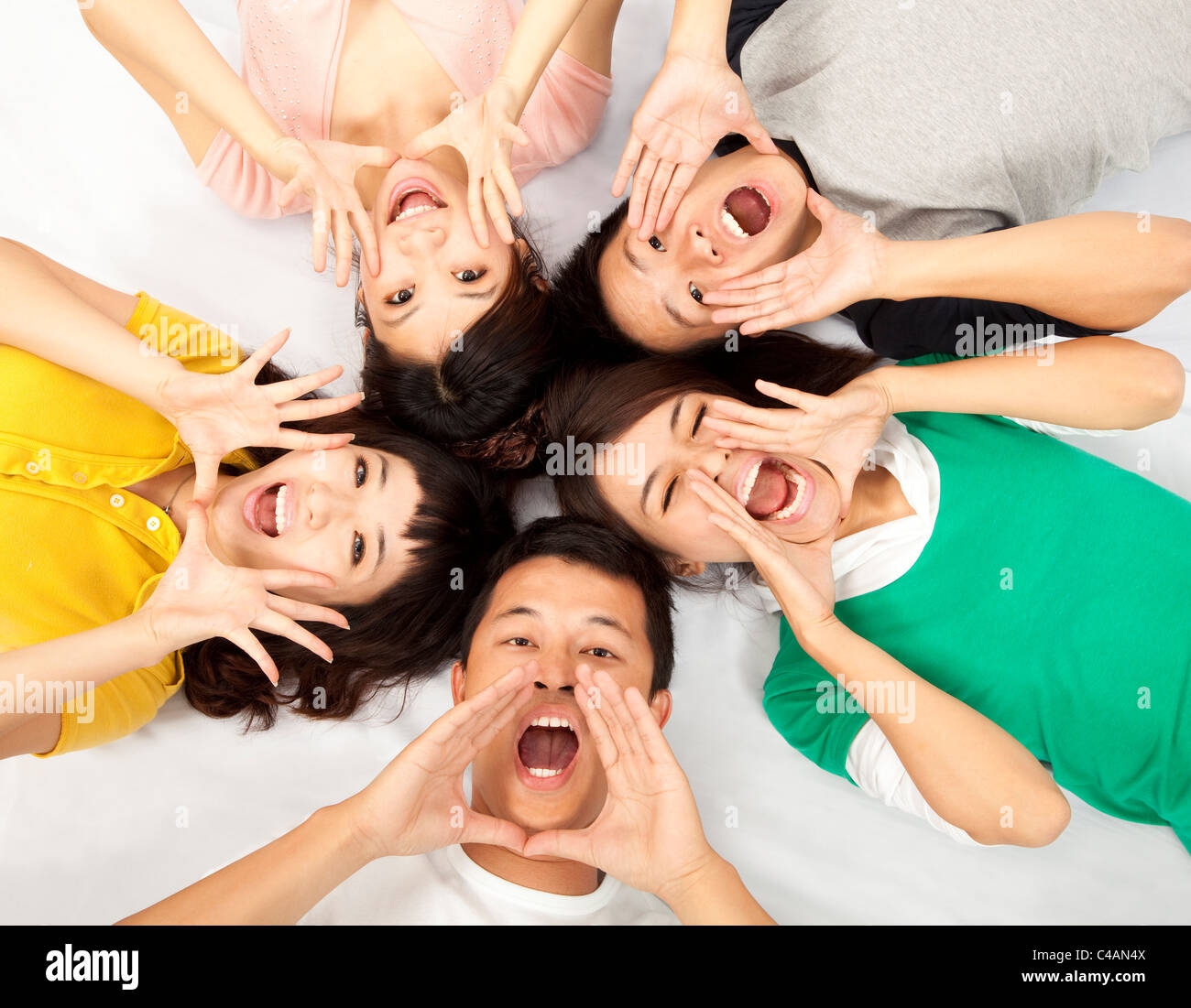 Group Of People Shouting