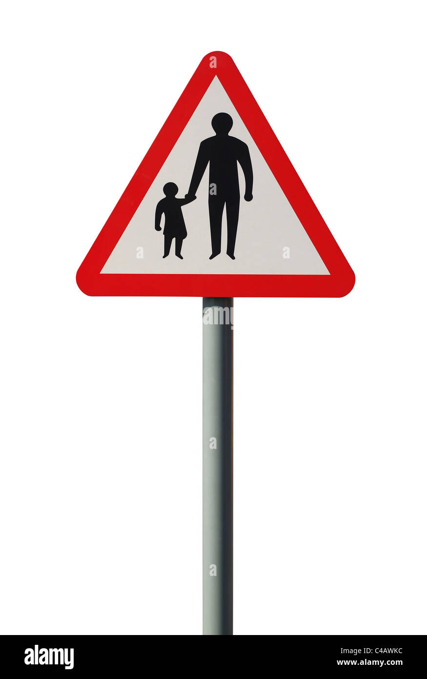 Pedestrian road sign uk hi-res stock photography and images - Alamy